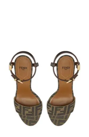 Fendi Delfina Ankle Strap Sandal