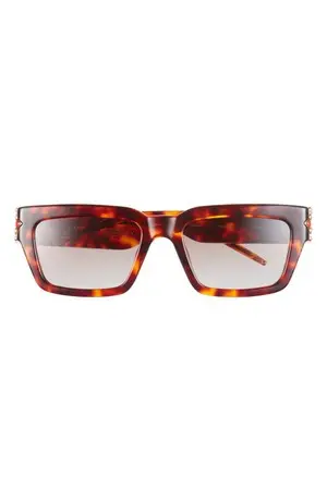 Casablanca Monogram Square Sunglasses - Steel Brown