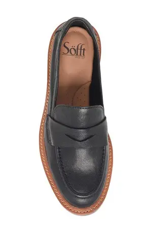 SOFFT Mara Leather Loafer - Black