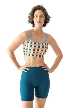 LIME RICKI SWIMWEAR Bike Short - Indigo