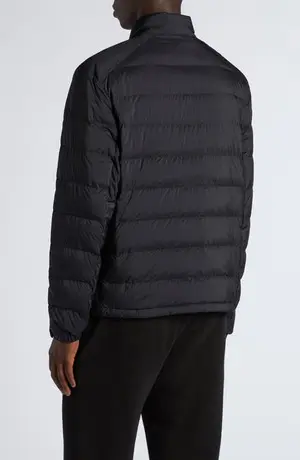Moncler Channel-quilted Down Jacket - Black