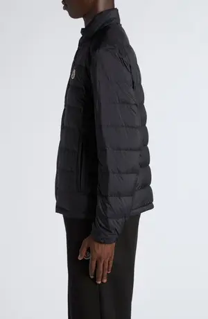 Moncler Channel-quilted Down Jacket - Black