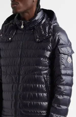 Moncler Lauros Down Jacket - Dark Navy Blue