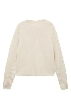 Mango Oversized Ribbed Knit Sweater
