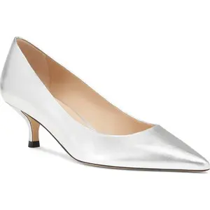 STUART WEITZMAN Power 50 Pump - Silver