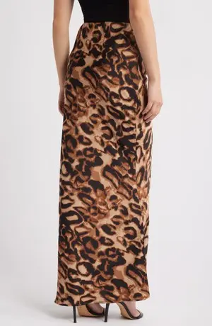 NIKKI LUND Freyja Printed Maxi Skirt