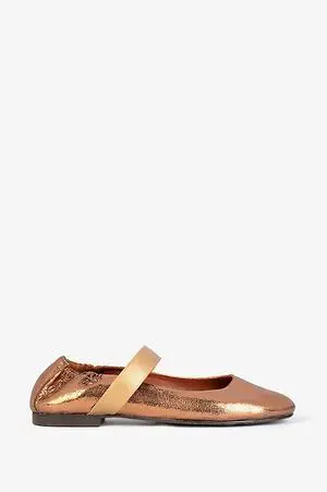 Penelope Chilvers Rock & Roll Leather Flats - Bronze