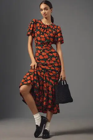 Rhode Arabella Floral Midi Dress