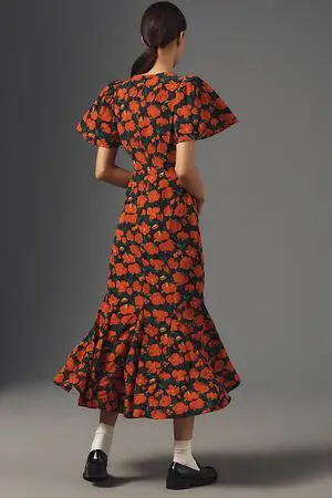 Rhode Arabella Floral Midi Dress