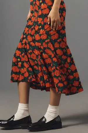 Rhode Arabella Floral Midi Dress