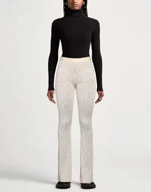 Palm Angels High Waisted Flared Knit Pants