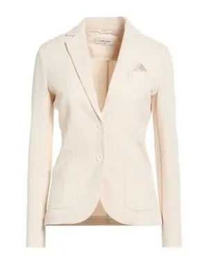 CIRCOLO 1901 CIRCOLO 1901 Single-Breasted Blazer Cream