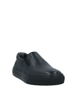 TOD'S Leather Slip-on Sneakers - Black