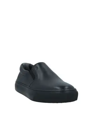 TOD'S Leather Slip-on Sneakers - Black