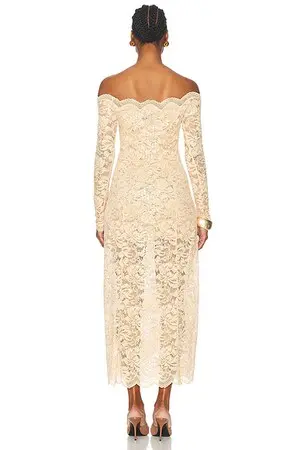 Rabanne Stretch Lace Maxi Dress
