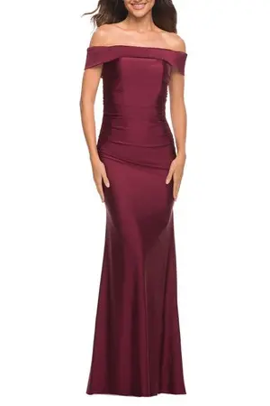 LABOMME Off-the-shoulder Evening Gown