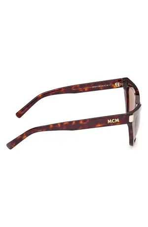 Mcm 54mm Cat Eye Sunglasses - Dark Havana / Brown