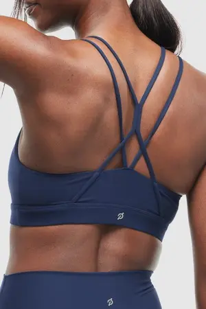 PELOTON Cadent Strappy Elevate Bra - Deep Navy