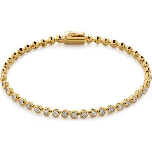 Monica Vinader Lab-grown Diamond Tennis Bracelet - 18k Gold Vermeil
