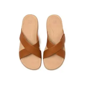 ABEO Laguna Slide Sandals - Pecan