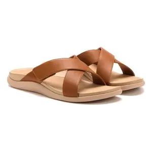 ABEO Laguna Slide Sandals - Pecan