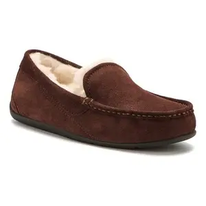 ABEO Amble Slipper With Shearling Lining And Removable Orthotics - Espresso