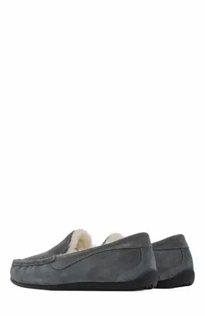 ABEO Amble Slipper With Shearling Lining And Removable Orthotics - Grey - Regular