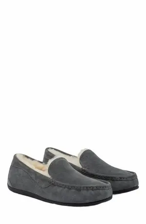 ABEO Amble Slipper With Shearling Lining And Removable Orthotics - Grey - Regular
