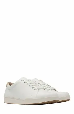 ABEO Encore Sneaker - White Canvas - Regular
