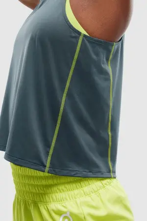 PELOTON Distance Run Tank Top - Urban Green