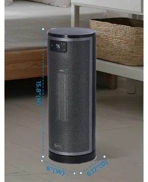 BLACK + DECKER Decker Ceramic Oscillating Tower Heater With Remote Control