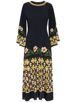 La DoubleJ Sorella Printed Midi Dress