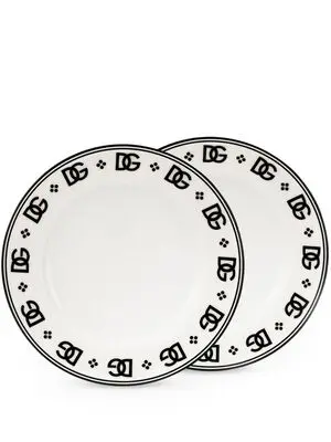 Dolce & Gabbana Porcelain Bread Plates - White