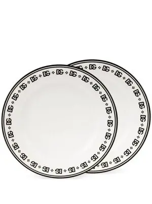 Dolce & Gabbana Porcelain Dinner Plates - White