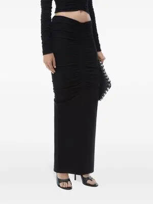 Alexander Wang Ruched Maxi Skirt