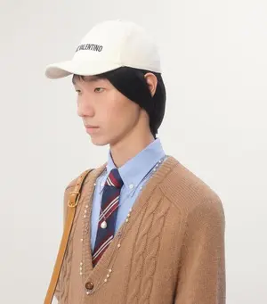Valentino Garavani Cotton Baseball Cap