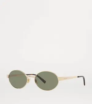 Saint Laurent Sl 692 Sunglasses - Gold