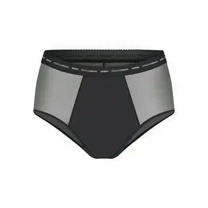 SKIMS X Dolce&gabbana Ultra Fine Mesh Highwaisted Brief - Onyx