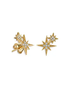 SYDNEY EVAN 14k Yellow Diamond Stardust Stud Earrings - Gold