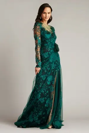abs lace dress ELSA LACE DRESS IN BLACK | CULT MIA main image 0