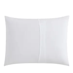 Vera Wang Solid Textured Pleats 3 Piece Duvet Cover Set, Queen