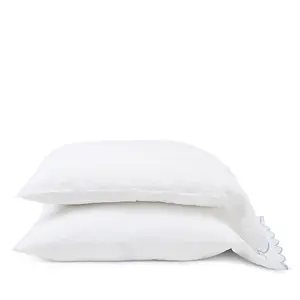 POM POM AT HOME Kelly Standard Pillowcase Set - White/blue