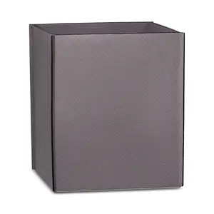 LABRAZEL Piega Leather Waste Basket - Gray