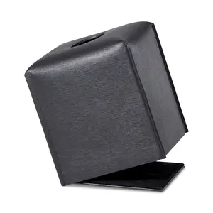 LABRAZEL Piega Leather Tissue Cover - Black
