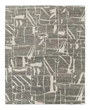 THOM FILICIA Sutton T6003 Area Rug, 5'6 X 8'6 - Taupe/ivory