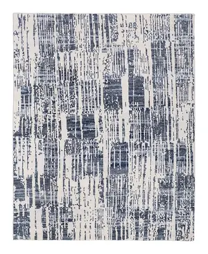 THOM FILICIA Roxford T6034 Area Rug, 5'6 X 8'6 - Ivory/blue