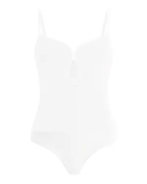 Herve Leger The Jules Bodysuit - Alabaster