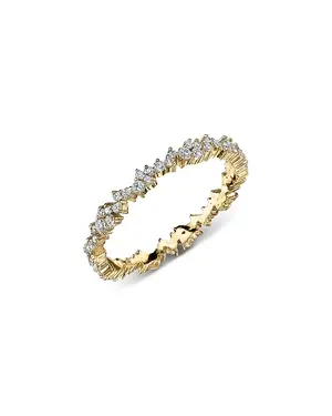 SYDNEY EVAN 14k Yellow Eternity Ring With Diamonds - Gold
