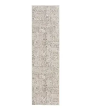 Calvin Klein Ck024 Irradiant Irr01 Runner Area Rug, 2'3 X 7'6 - Silver