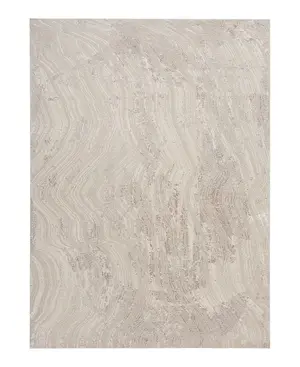 Calvin Klein Ck024 Irradiant Irr04 Area Rug, 7'10 X 9'10 - Silver/grey